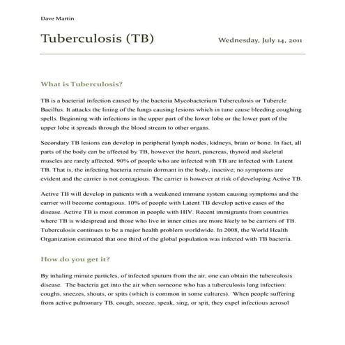 Tb rev3 | PDF