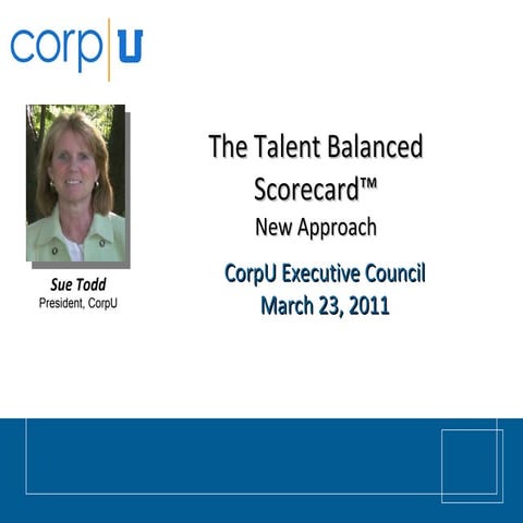 Talent Balanced Scorecard | PPT