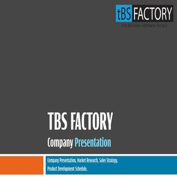 TBSFACTORY PRESENTATION EN | PPTX | Operating Systems | Computer ...