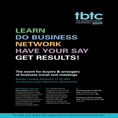 Full Delegate Information Brochure | PDF