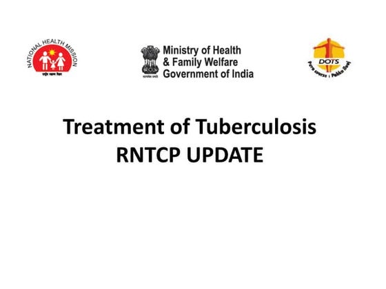 National tuberculosis control programme | PPT