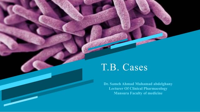 CASE PRESENTATION ON TUBERCULOSIS | PPTX