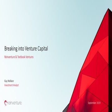 Breaking into VC - what do you need to know? | PDF