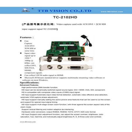Tc 2102 hd-specification- www.ttbvs.com
