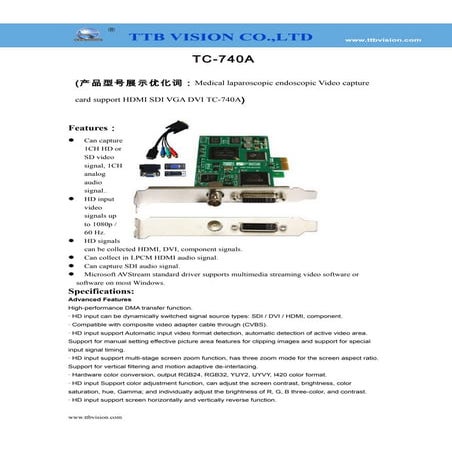 Tc 740 a-specification | DOC