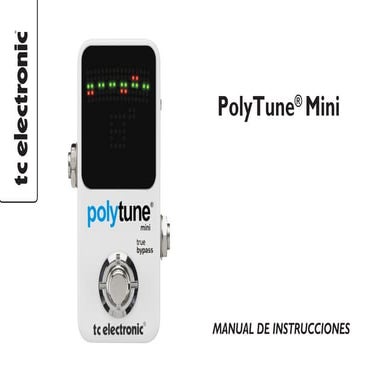 Tc electronic-polytune-mini-manual-spanish | PDF