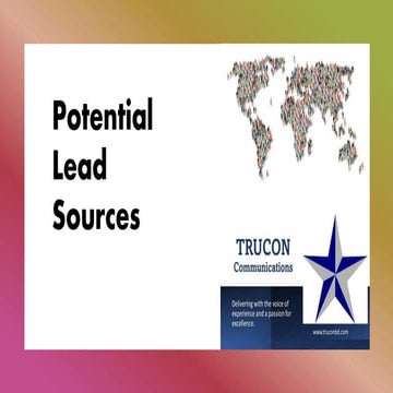 TC - Potential Lead Sources.pptx