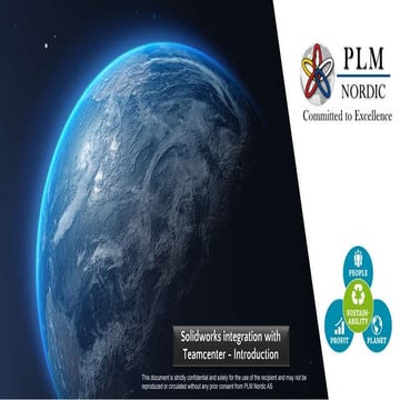 Part 1 - Overview of Teamcenter Integration for SolidWorks | PLM Nordic ...
