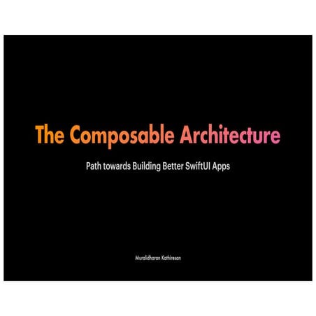 The Composable Architecture Pdf
