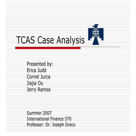 TCAS Case Analysis | PPT