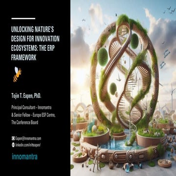 Unlocking Design in Nature for Innovation Ecosystems: The ERP Framework ...