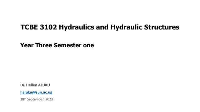 Hardy cross method of pipe network analysis | PPT