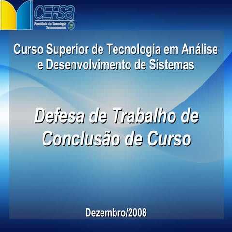 Dicas Apresentar TCC
