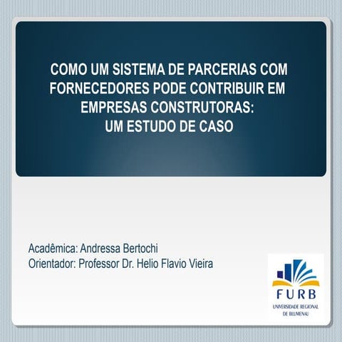 Tcc apresentação | PPT