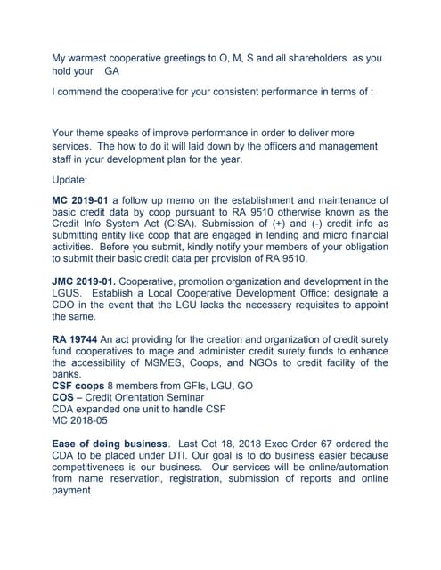 CDA DSWD Partnership | PDF