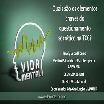 Quais são os Elementos Chaves do Questionamento Socrático na TCC? | PPTX