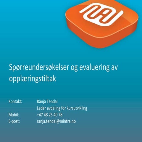 Takeval prinsipp for veiledning og evaluering | PPTX