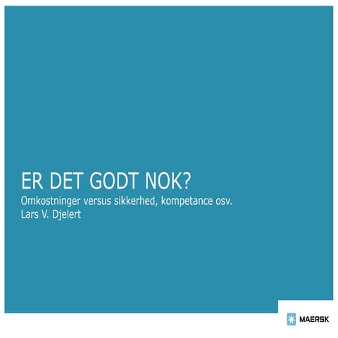 Tcd2015 lars voigt djelert er det godt nok | PDF