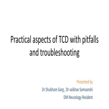 Tcd seminar GMC kota | PPT