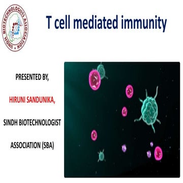 T cell mediated immunity | PPTX