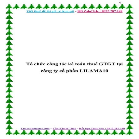 Tổ chức công tác kế toán thuế gtgt tại công ty Lilama10.doc