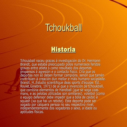 Tchoukball | PPT