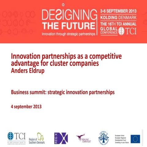 TCI2013 Innovation partnerships as a competitive advantage | PPTX ...