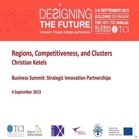 TCI2013 Clusters and Regional Competitiveness | PPTX