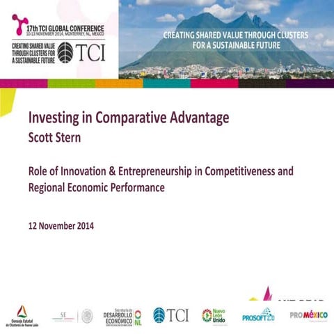 TCI 2014 Investing in Comparative Advantage | PPTX