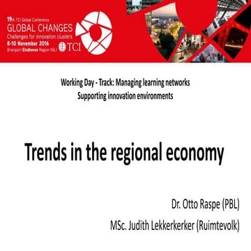 TCI 2016 Trends in the regional economy | PPT