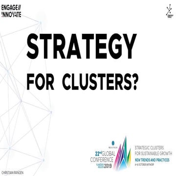 TCI 2019 - Cluster Strategy - Christian Rangen | PDF
