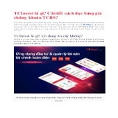 Tc invest la gi va cach doc bang gia | DOCX