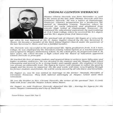 T clinton derricks | PDF