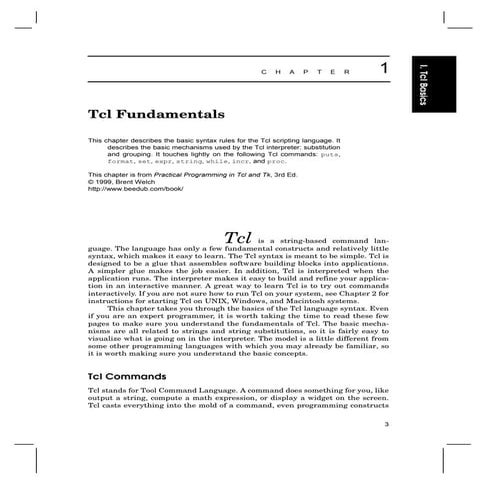 The Tcl Introduction Commands For Beginners Pdf Free Download 
