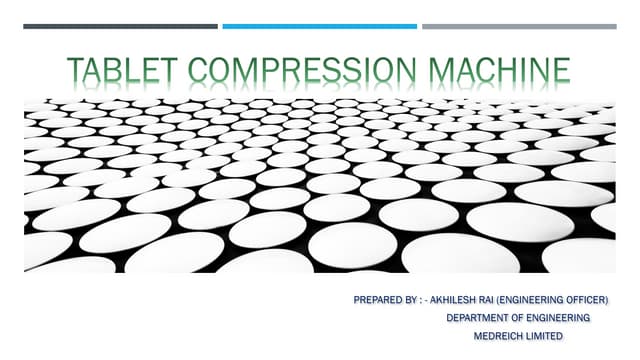 Working principle of compression machine | PPTX