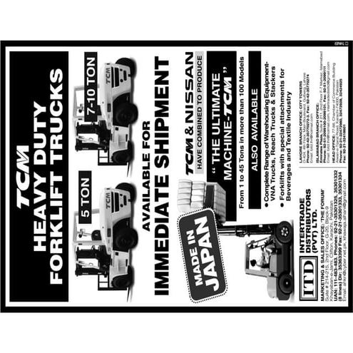 TCM HEAVY DUTY FORKLIFT TRUCKS | PDF