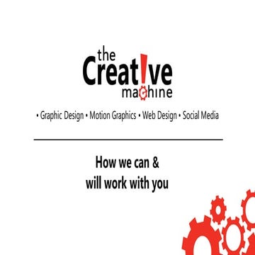 The Creative Machine Design Portfolio proposal | PPT