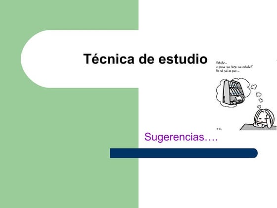 tecnicas y metodos de estudio | PDF