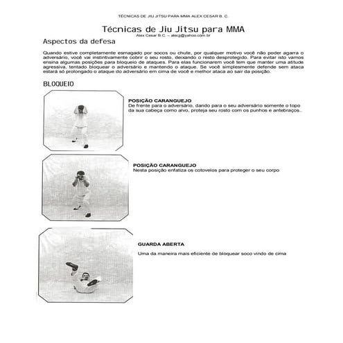 Técnicas de jiu jitsu para mma | PDF