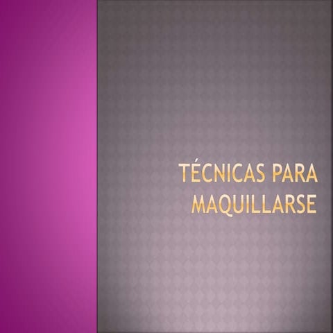 Presentacion maquillaje | PPT