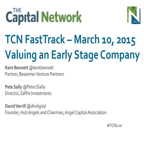 Venture Fast Track - Company Valuation and Metrics - top down or bottom ...