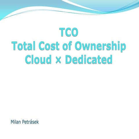 TCO for a cloud | PDF