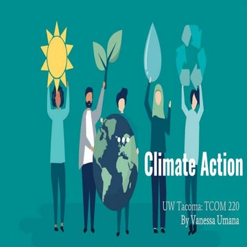 Climate Action Slideshow UWT | PPTX