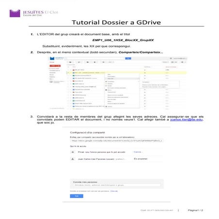 Tcoop tutorial g drive 2013-14 | PDF