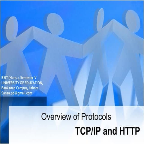 Tcp ip and http | PPT | Internet | Computing