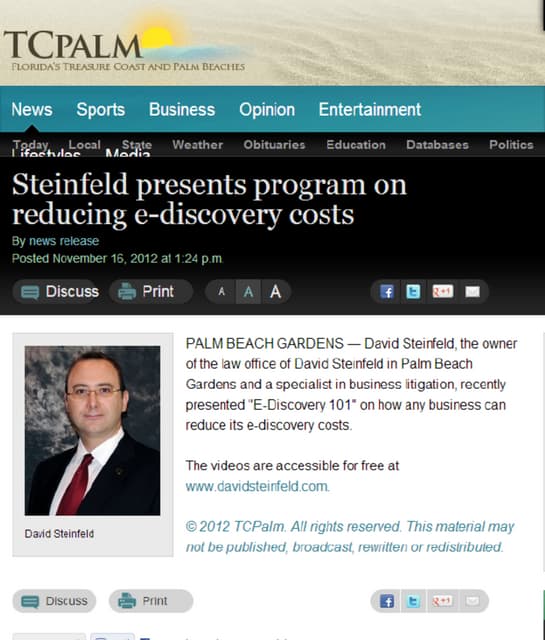 Aceds E-Discovery Article part 2 | PPT