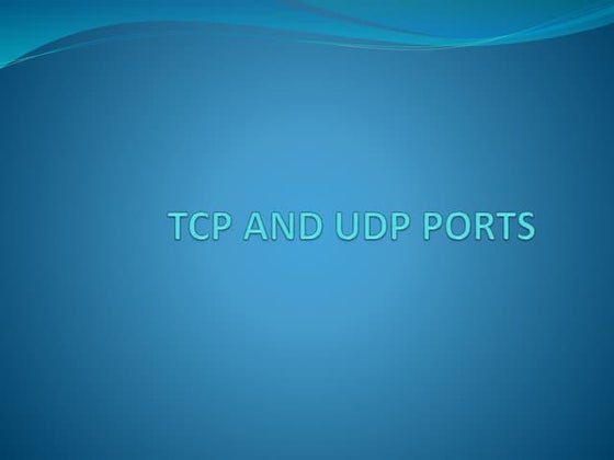 Networking infrastructure | PPT