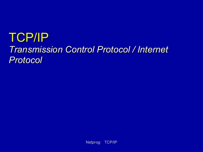 Tcpip