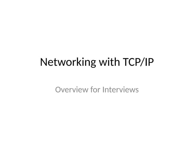 Tcpip1lanwan Transfer Communication Protocolpptx