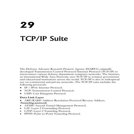 Tcpip suite | PDF